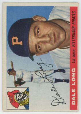 1955 Topps Baseball Card Dale Long Rookie Pittsburgh Pirates #127 | eBay