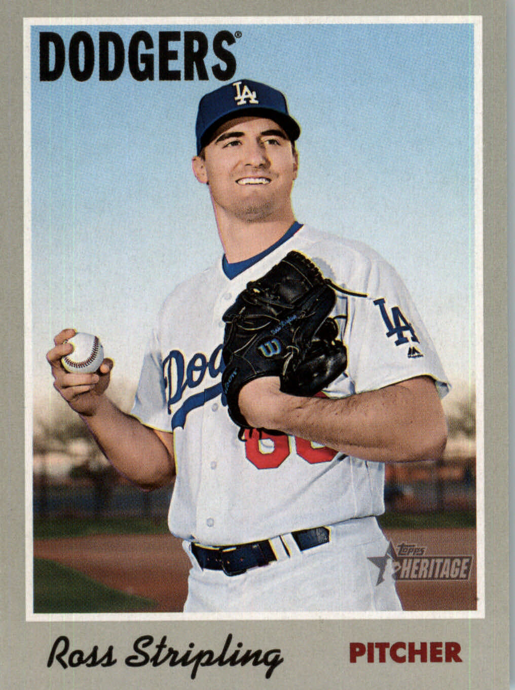 2019 Topps Heritage #54 Ross Stripling - Los Angeles Dodgers | eBay