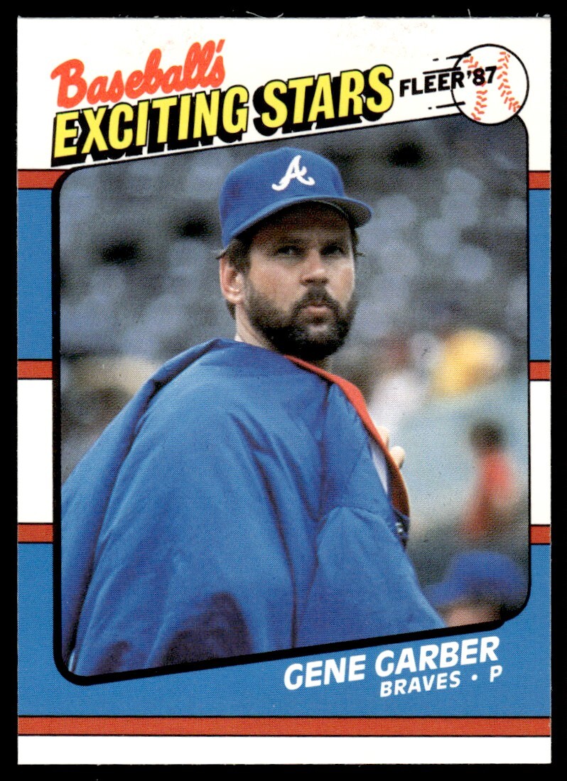 1987 Fleer Baseball's Exciting Stars - Gene Garber #17 for sale online ...
