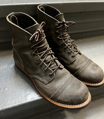 Red Wing Iron Ranger 8086 Concrete Rough And Tough 8086 Size 9.5 D | eBay