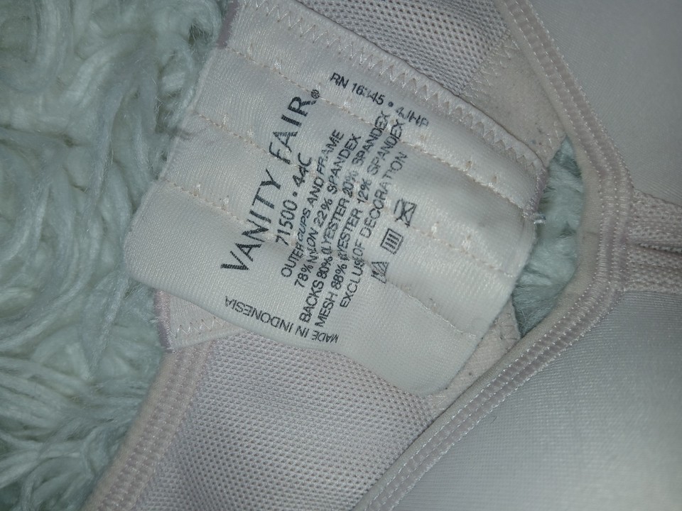Vanity Fair 44C Full Coverage Wireless Bra | eBay