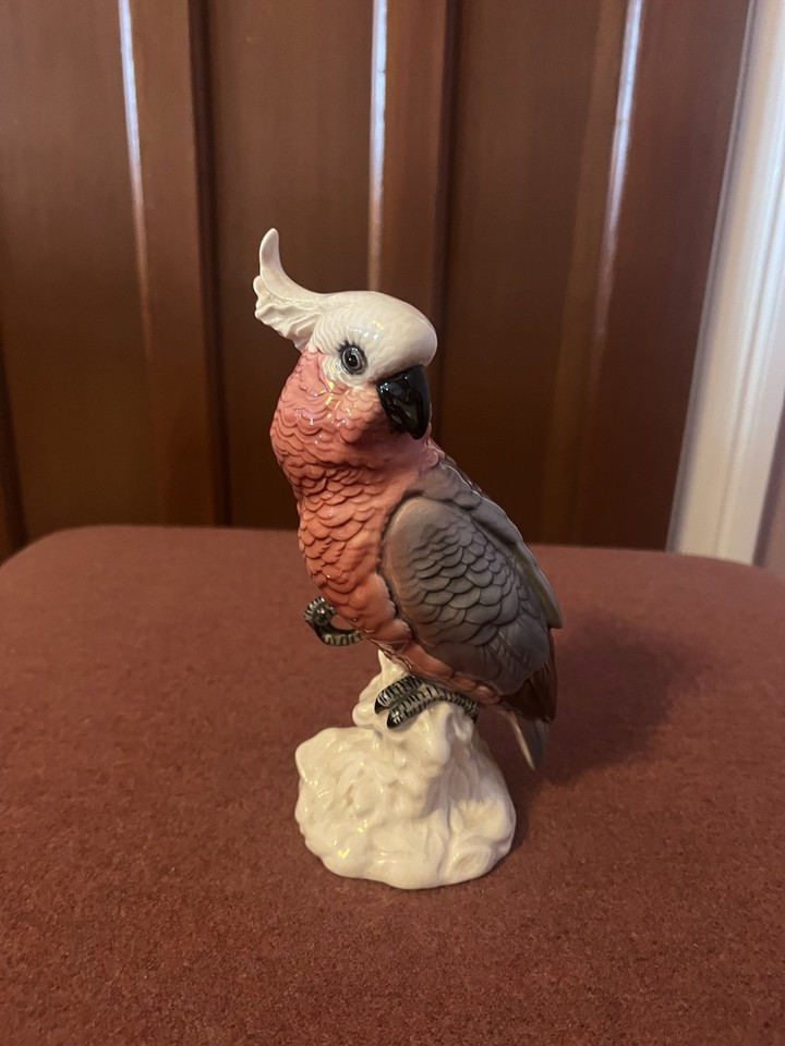 Pink Cockatoo Beswick 'flaming galah' c1980s | eBay UK