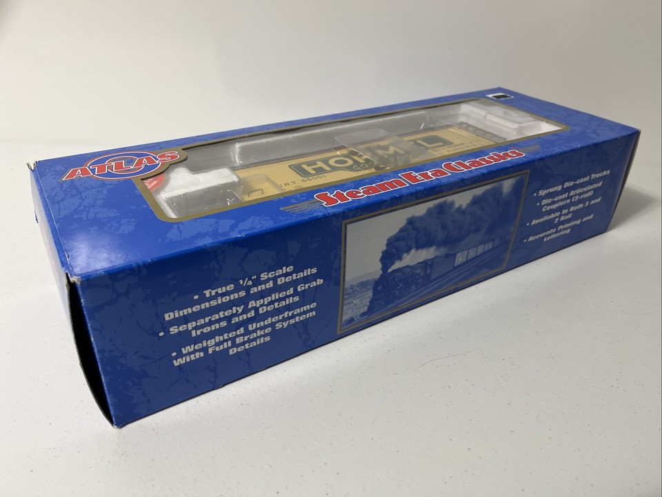Atlas O - 8004-2 - 36’ Woodside Refrigerator Car - Hormel #66001 (3 ...
