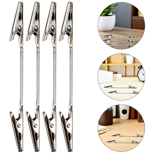 12 Pcs Pince Double Porte-notes De Bureau Clip Mémo Image | eBay