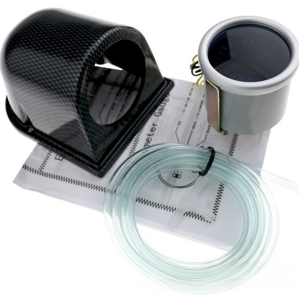 PSI Meter 52mm Boost Gauge Performance Tuning LED Display ABS ...