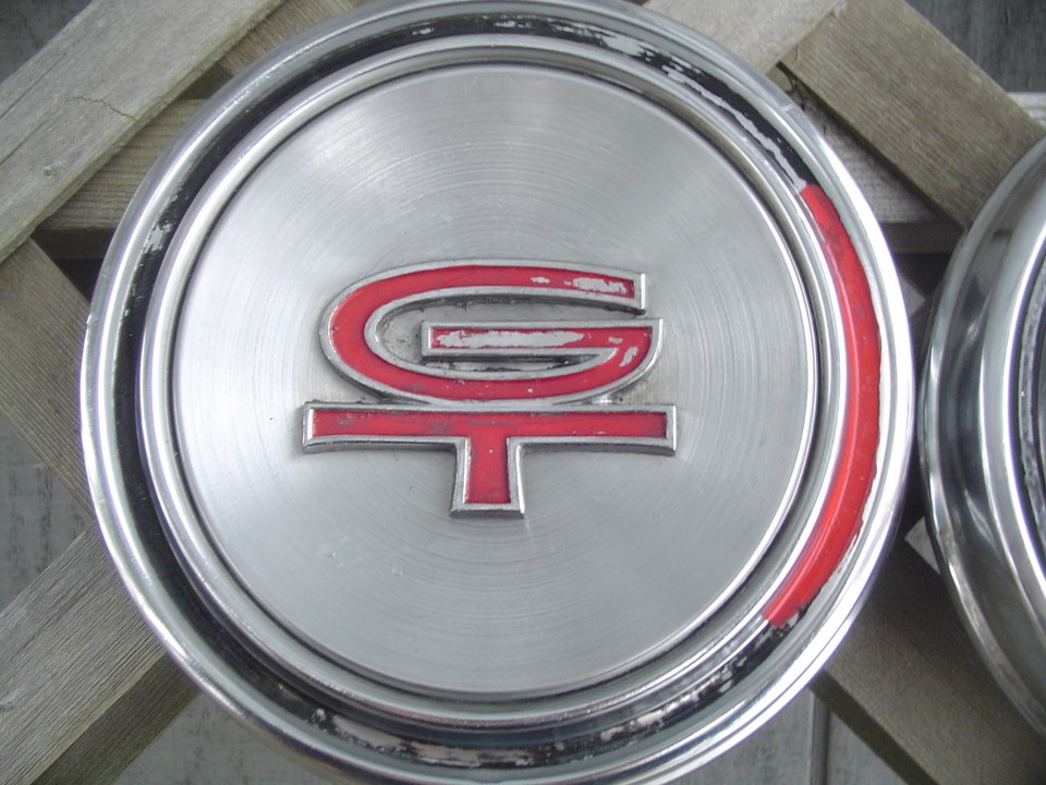 FORD MUSTANG GT HUBCAPS WHEELCOVERS CENTER CAPS ANTIQUE VINTAGE RALLY ...