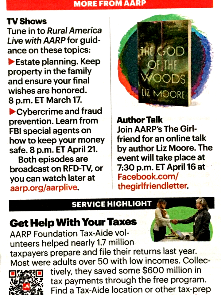 AARP BULLETIN March April 2025 AVOID NEW SCAM HACKERS Medicare SELLING ...