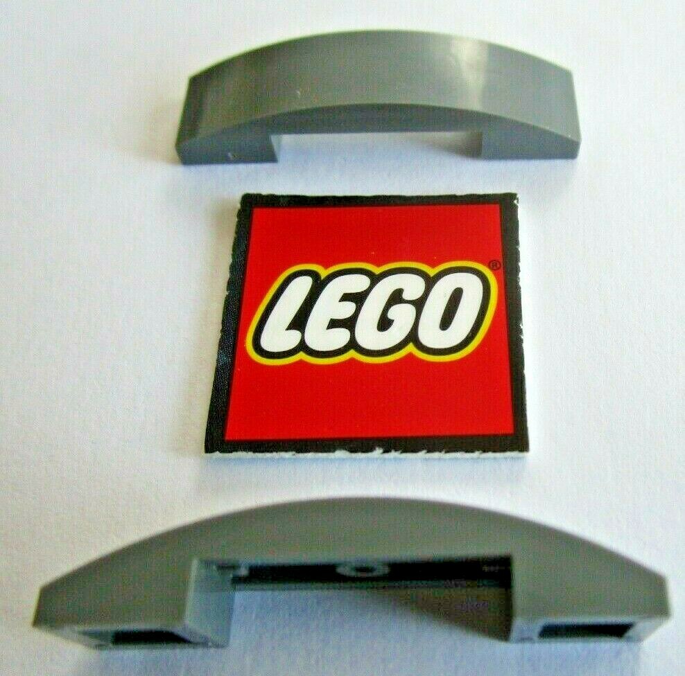 LEGO Slope Curved 4x1 Double / 1x4 Plate with Bow (x8) Colour Design ...