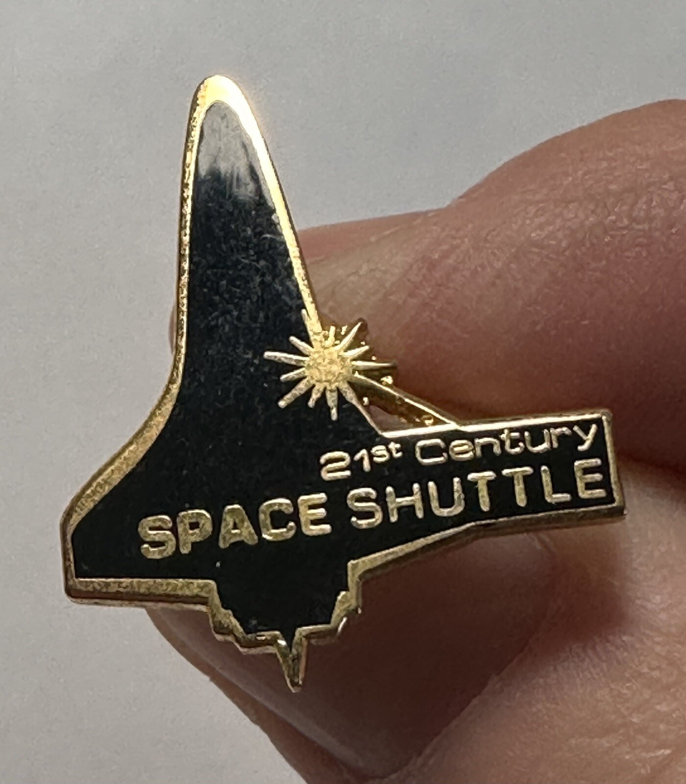 21st Century Space Shuttle Enamel Pin 1" x 1" MINT! | eBay