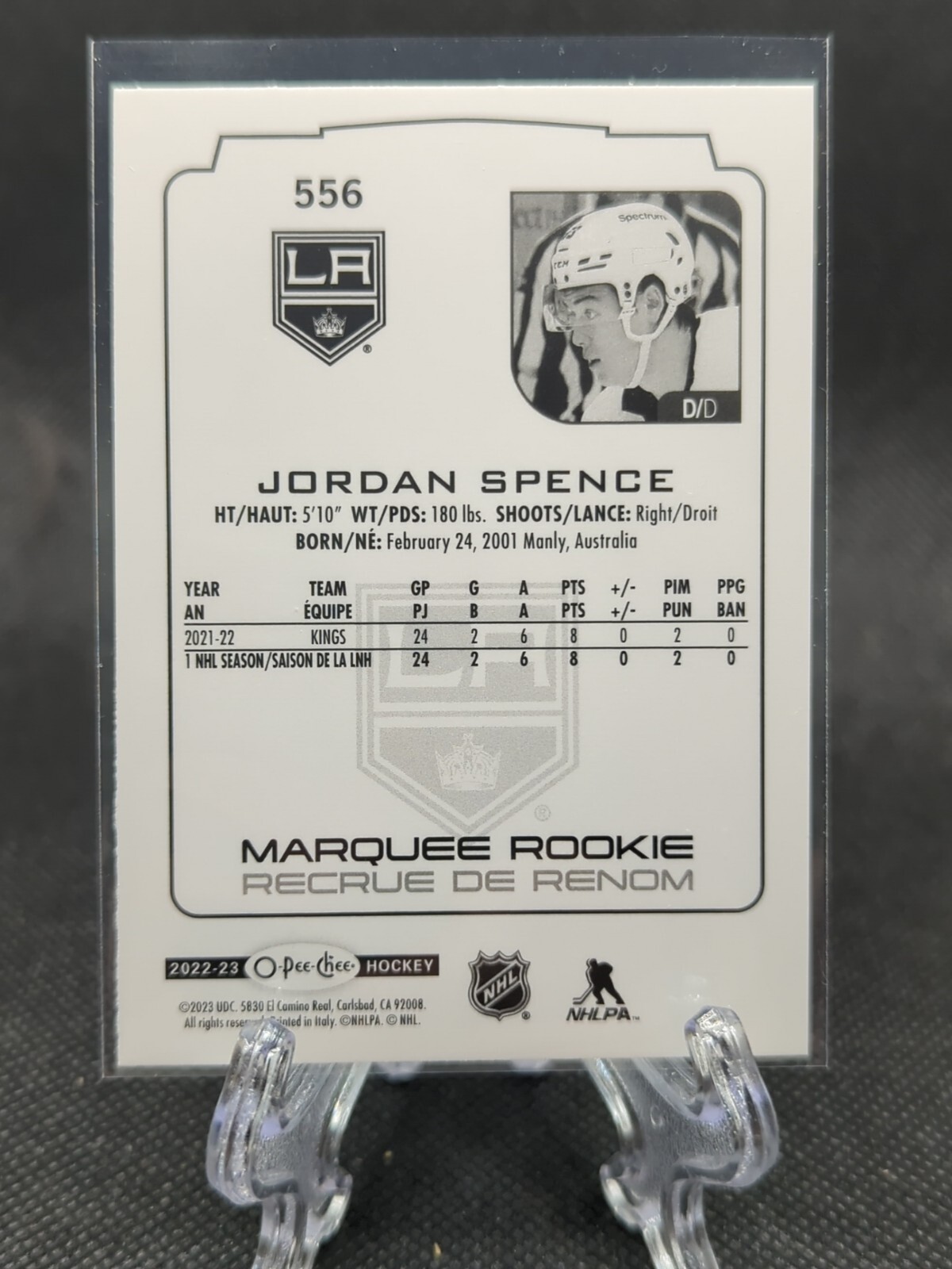 2022-23 O-Pee-Chee - Marquee Rookie #556 Jordan Spence (RC) for sale ...