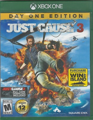 Just Cause 3: Day One Edition Video Game (Microsoft Xbox One, 2015 ...