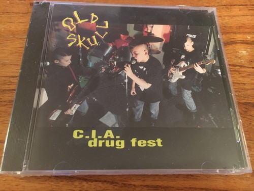 SEALED Old Skull CIA Drug Fest C.I.A. Punk Thrash Hardcore NEW CD 90s ...