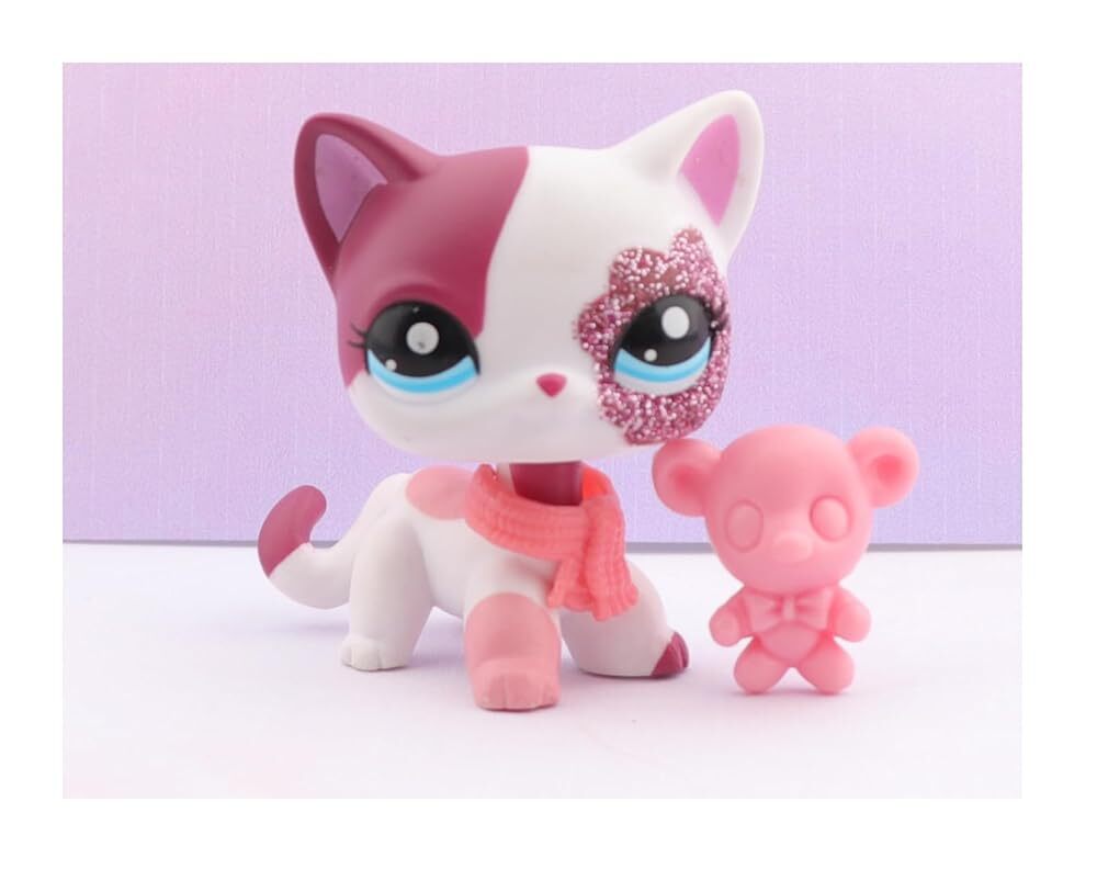 Littlest Pet Shop lps LPS Shorthair Cat #2291 Rare LPS Cat with LPS ...