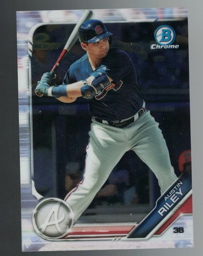AUSTIN RILEY 2019 Bowman Chrome TRUE ROOKIE RC #BCP129 Braves! | eBay