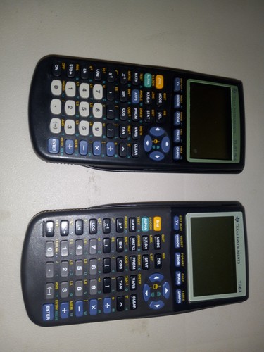 Lot 2 Texas Instrument TI 83 Plus Graphing Calculator - Tested Works | eBay