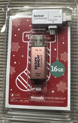 Picture Keeper Connect 16gb - Compatible iPhones Android - Photo Backup ...