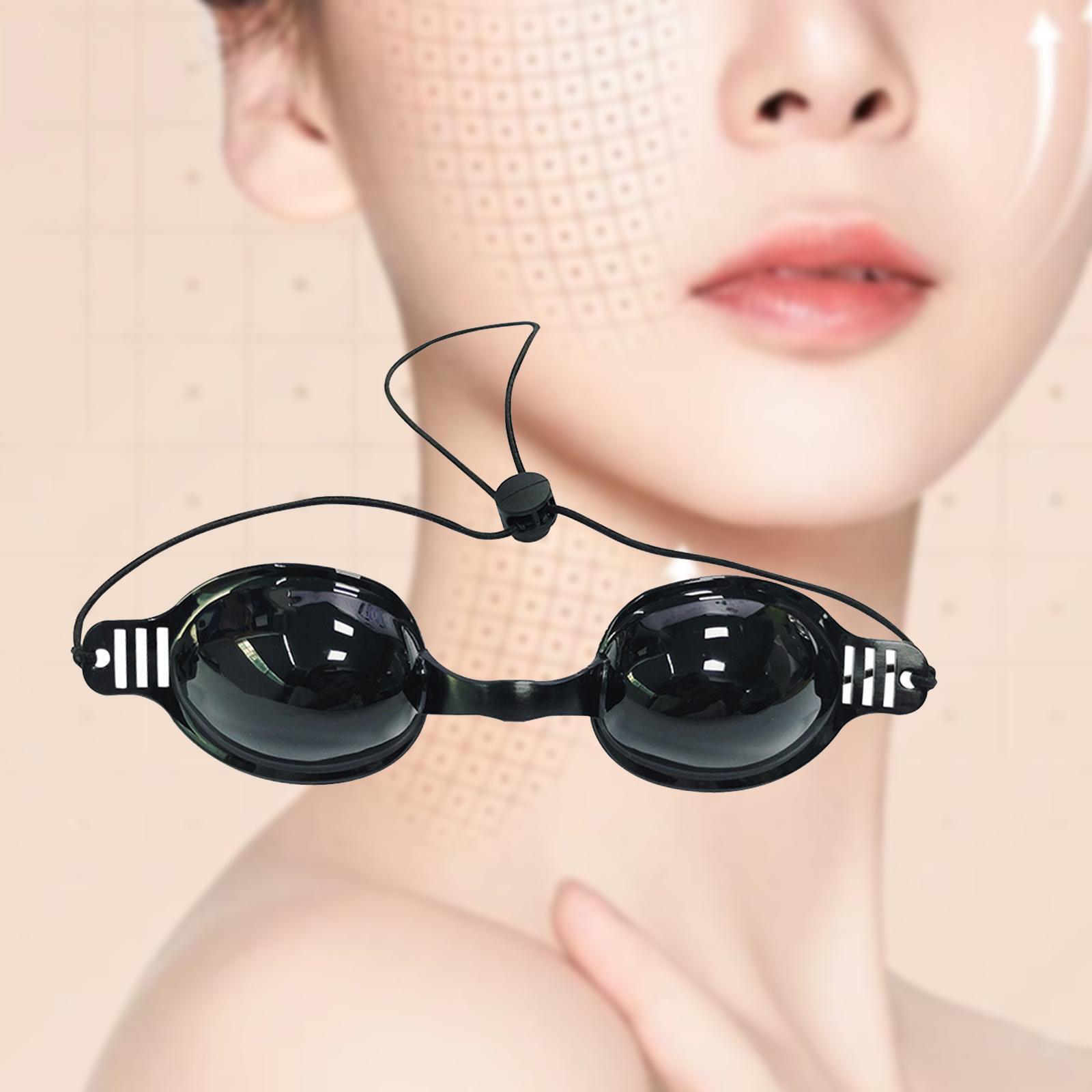 Tanning Bed Goggles Adjustable Strap SPA Lamp Treatment Eye Protective ...