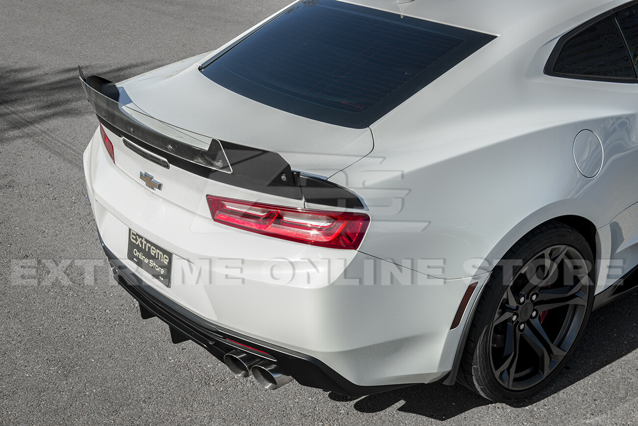 1LE Extended Track Style Rear Wing Wickerbill Spoiler For 16-Up ...