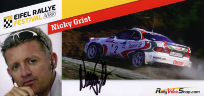 Nicky Grist Autogrammkarte original Autogramm autograph card Toyota ...