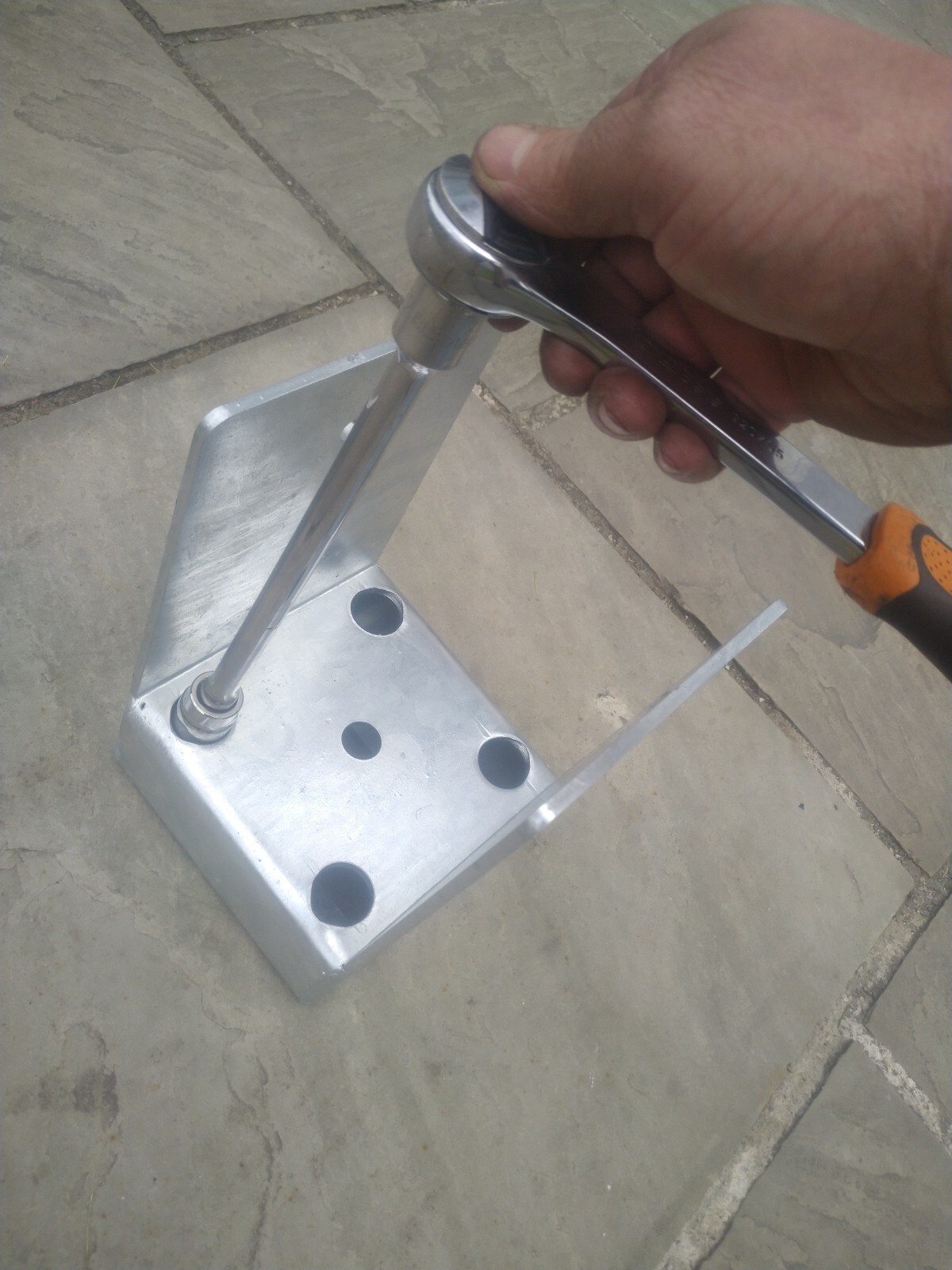 Post Base Foot Socket 150mm x 150 5mm Thick Steel 70mm Elevation 6 ...