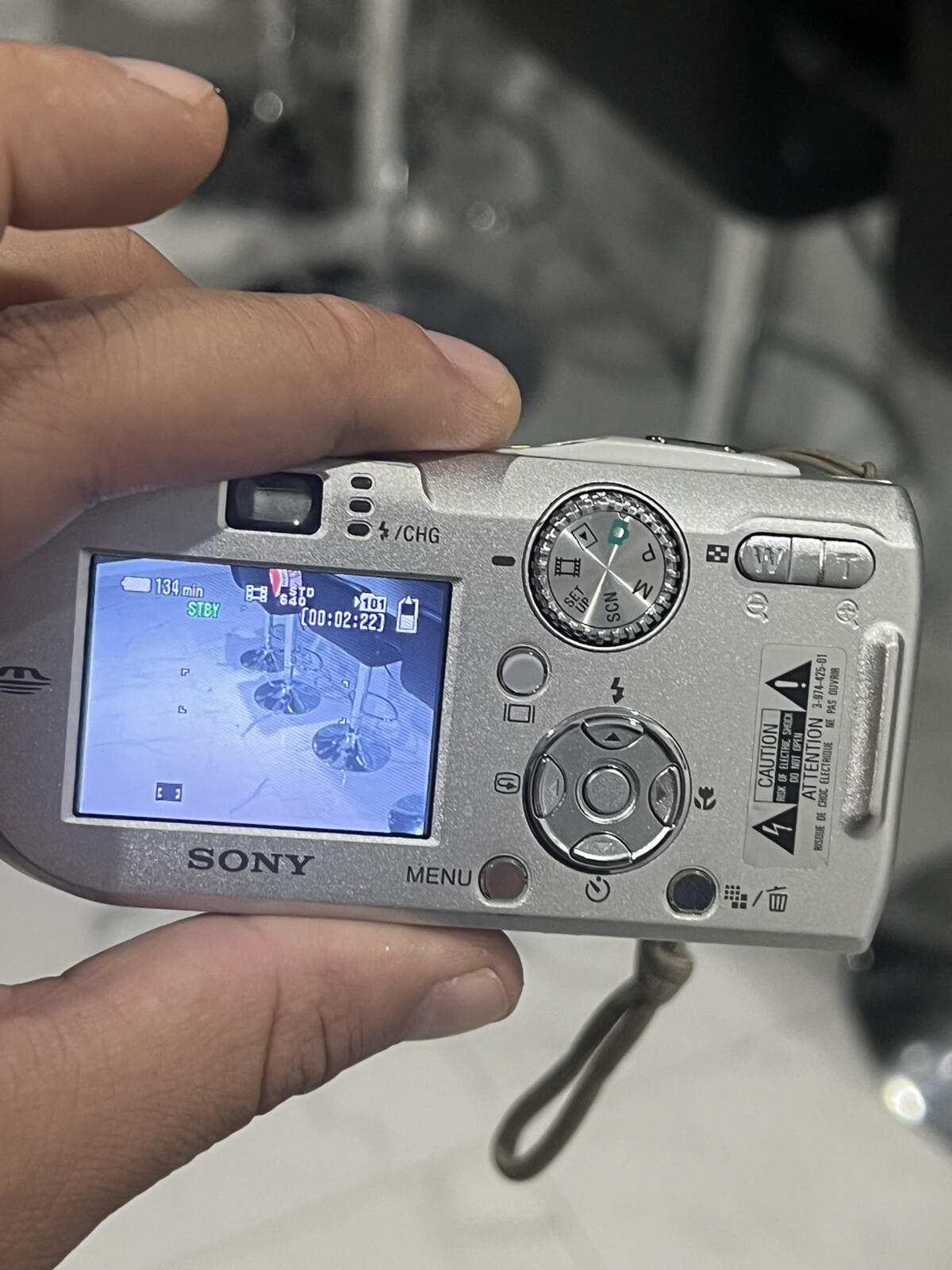 Sony Cybershot DSC-P100 5.1 MP Digital Camera & Memory Stick, Battery ...