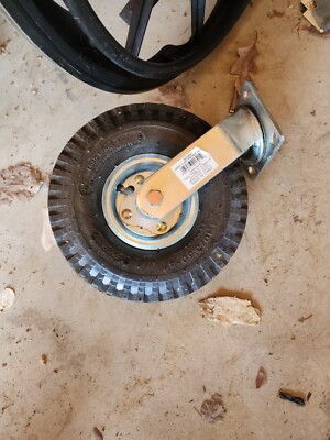 Heavy Duty 10 inch Caster Wheels Rubber Swivel Caster Inflatable Wheels ...