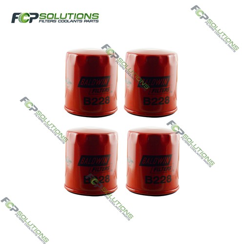 4 x B228 Baldwin Lube Filter - Interchangeable with LF3338, P554770 ...