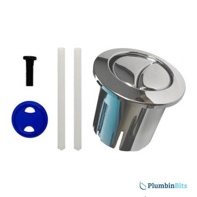 Roca D1D Dual Flush Push Button & Plain Push Rods Short Body AH0002100R ...