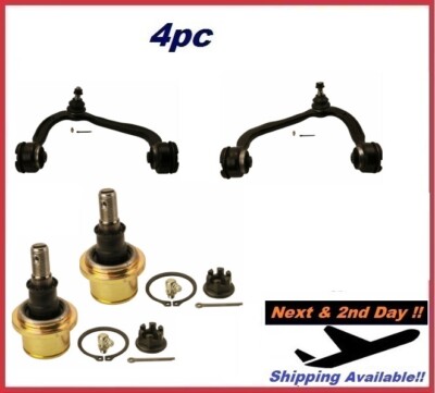 For Ford Upper Control Arm & Lower MOOG Ball Joint SET RK80308 RK80306 ...
