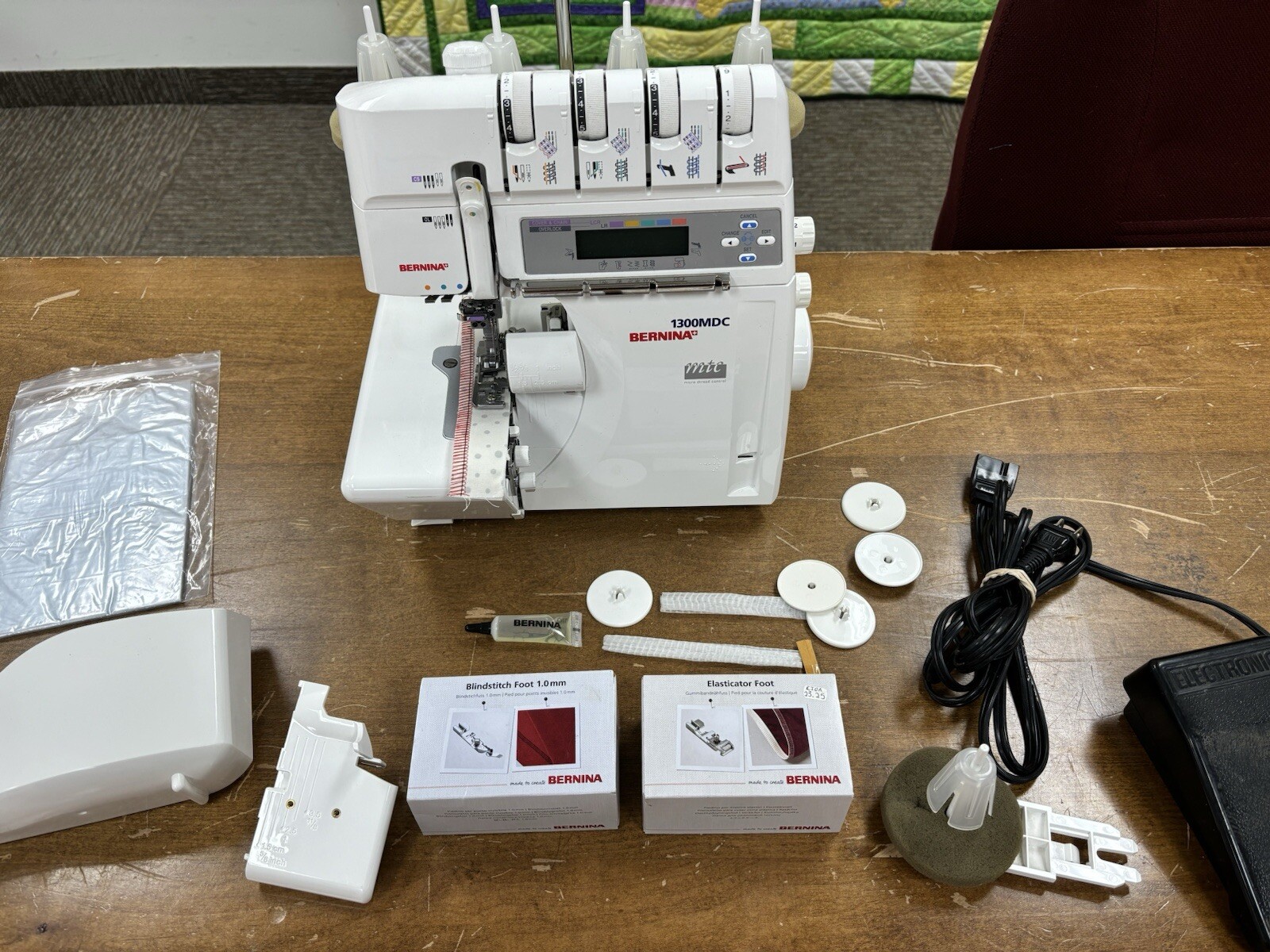 Bernina 1300MDC Overlock / Serger / Coverstitch Sewing Machine, Free ...