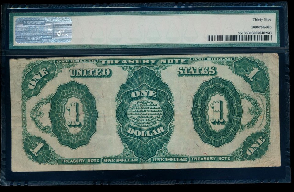 AC Fr 351 1891 $1 Treasury Coin Note STANTON PMG 35 | eBay