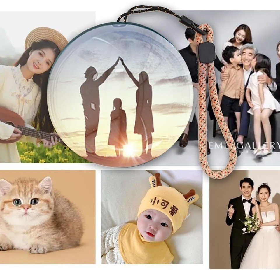 Memory Sphere Lamp - Memory Orb Video Crystal Ball,USB Rechargeable *1 ...