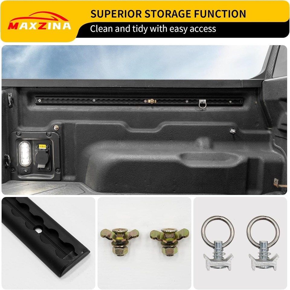 Trail Rail System Compatible with 2022-2025 Ford Maverick Side Rail ...