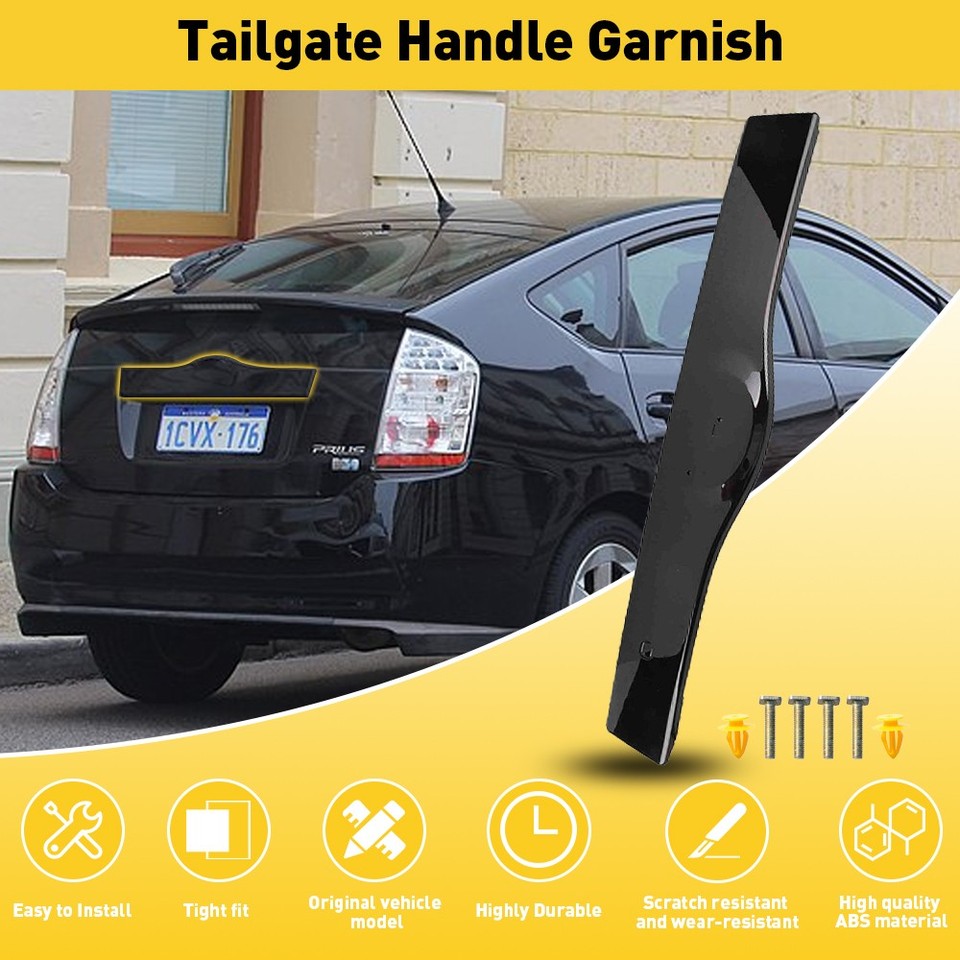 Fit For Toyota Prius 2004-2008 2009 Rear Tailgate Liftgate Garnish ...