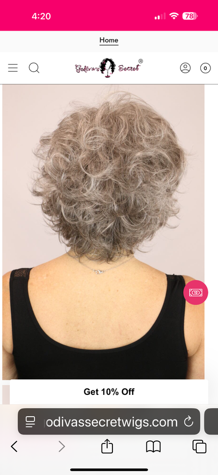 Godiva's Secret Wigs "Nina Wig" Marble Brown | eBay