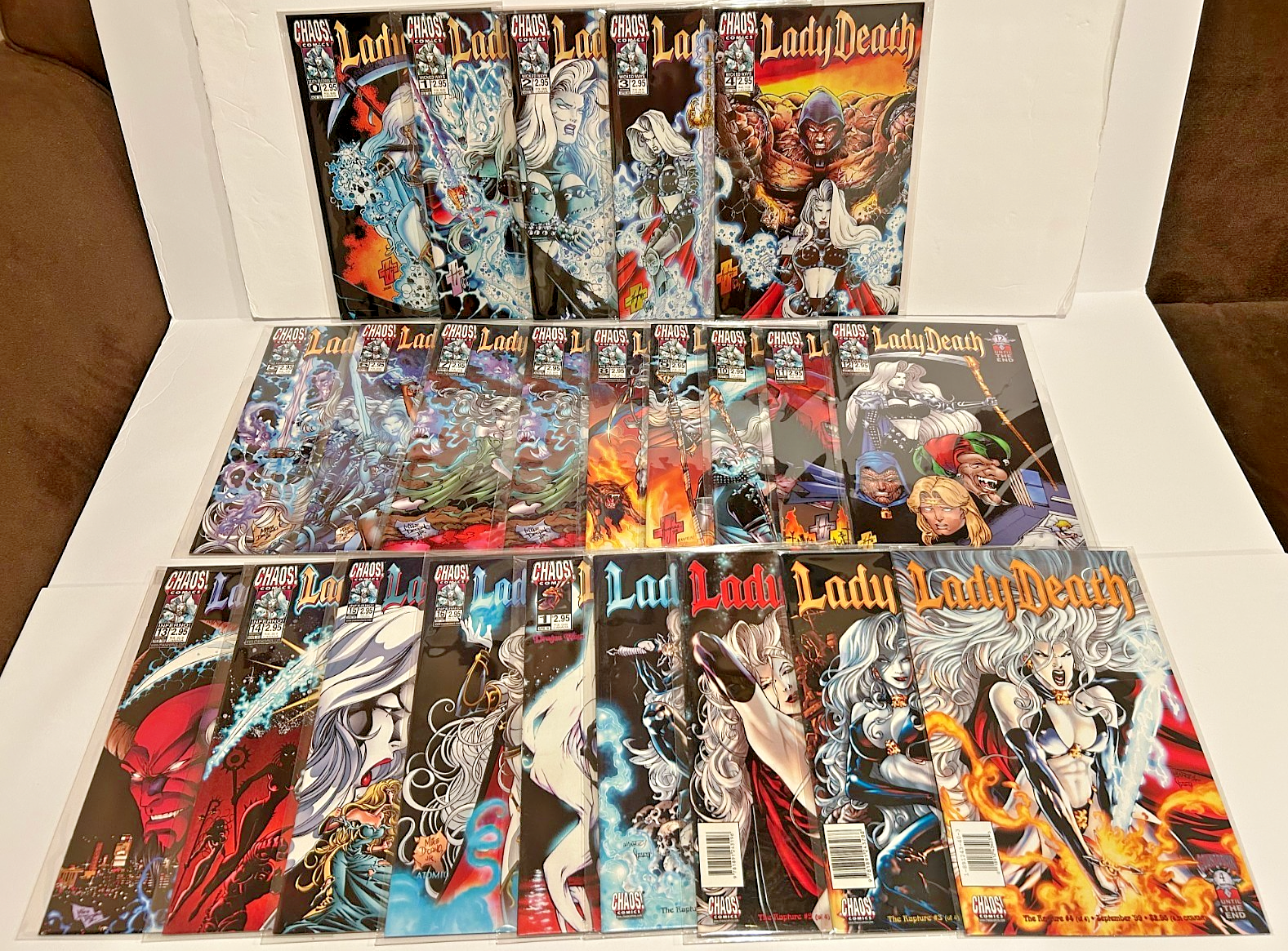 Lady Death comic books lot of 23 Chaos! Comics VF or better | eBay