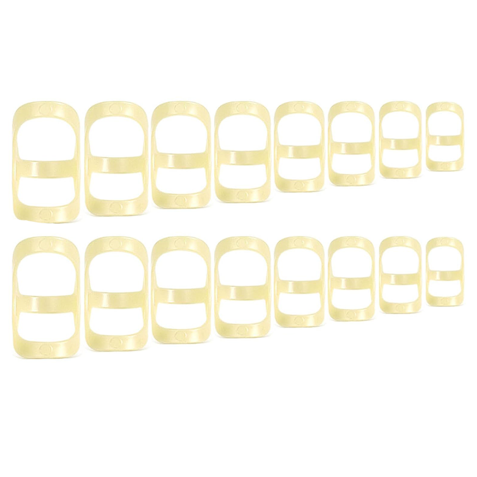 8-40 PCS Oval Finger Splints Trigger Finger Kit for Size 5,6,7,8,9,10 ...