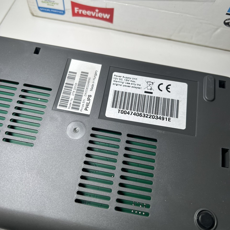 Philips Freeview TV Box Silver Boxed (DTR200/05) | eBay UK