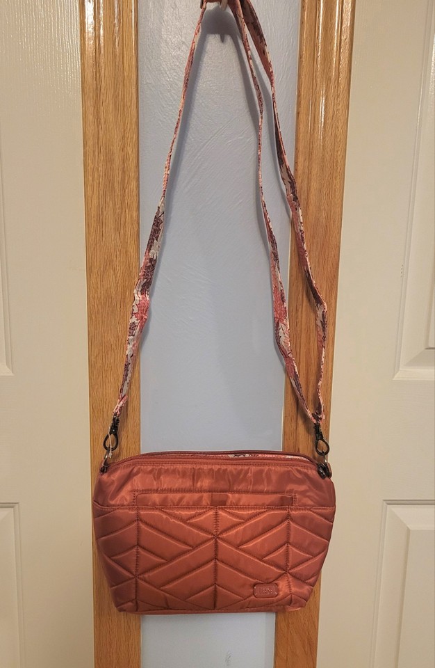 Lug Flare Crossbody Bag NWT Rosewood Red with Maples Cream interior New ...
