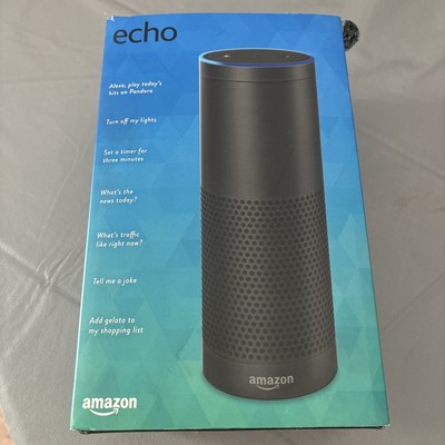 Amazon Echo (1st Generation) Smart Speaker - Black Lightly Used ...