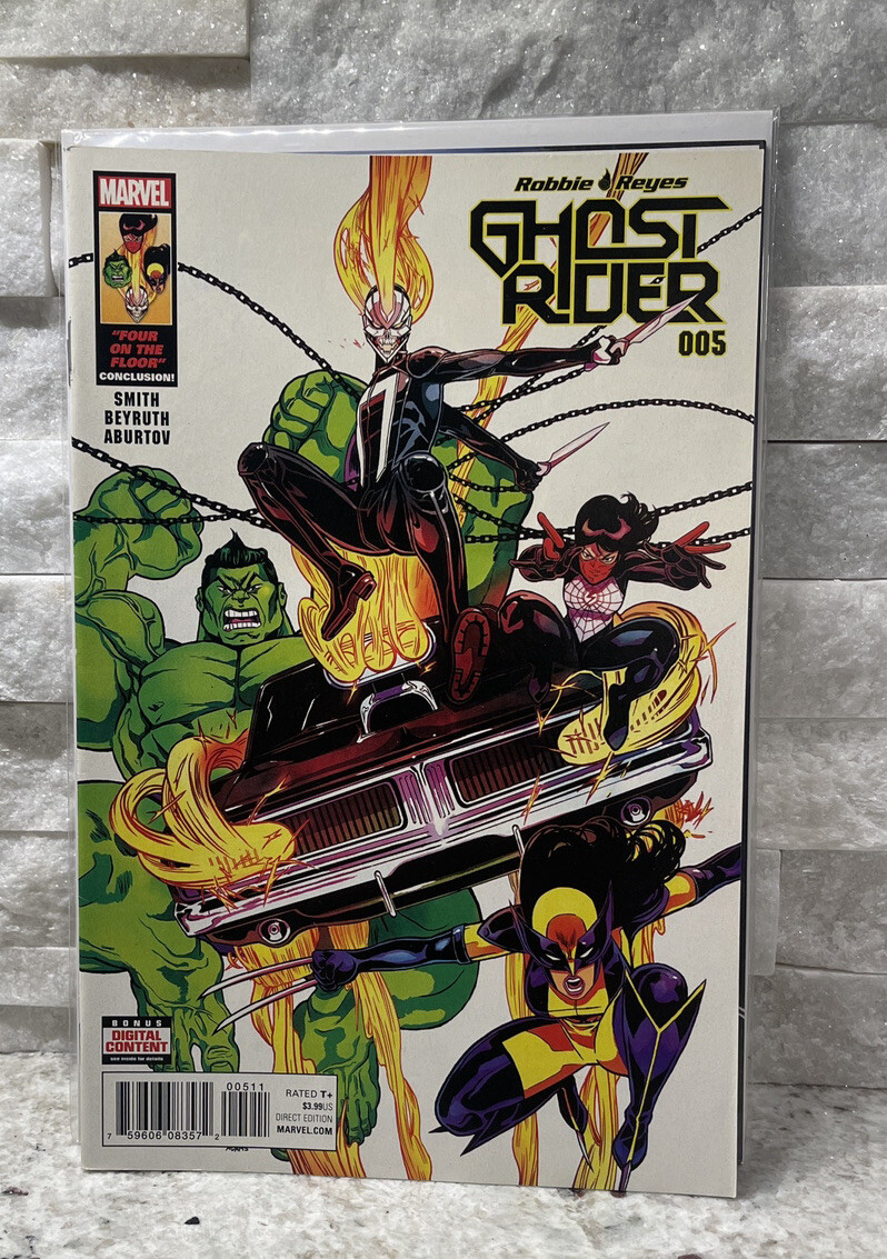 GHOST RIDER #5 NM - Marvel Comics 2017 - Robbie Reyes - Silk/Amadeus ...