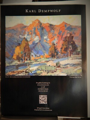 KARL DEMPWOLF / ANN DUFFY ART PIECES VTG ORIG 2014 ADVERTISEMENT | eBay