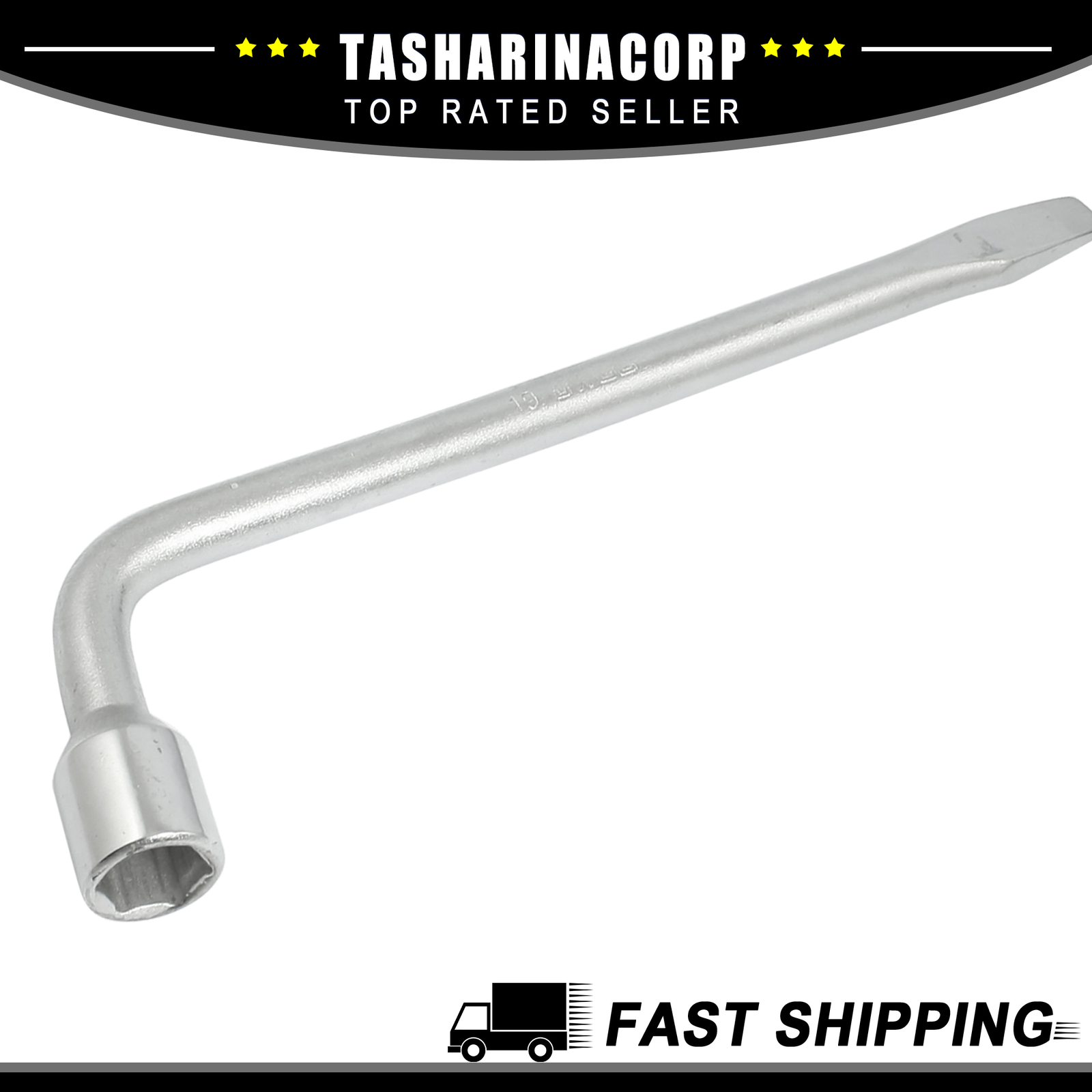 Piece of 1 L Type Hexagon 19mm Slotted End Socket Lug Wrench Metal | eBay