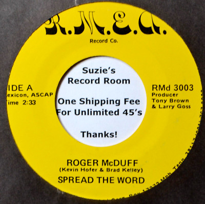 Roger McDuff Spread the Word Yellow NM 45 7" Vinyl Christian Religious ...