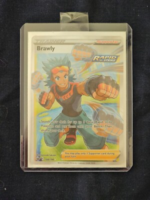 Pokémon TCG Brawly 188/198 Chilling Reign Full Art Ultra Rare | eBay