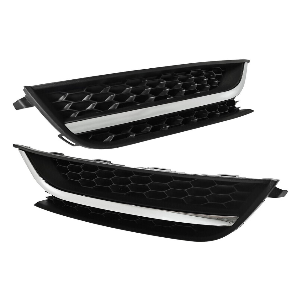Fit 2012-2015 VW Passat Front Bumper Lower Grille & Fog Light Bezel ...