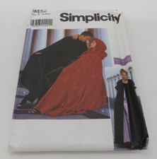 OOP 2000 Misses Men Teen Cape Costume Uncut Simplicity 9452 Pattern ...