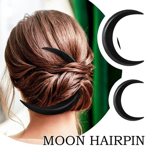 Accessories Hair Styling Tools Hair Comb Hair Fork Moon Shape Hairpin ...