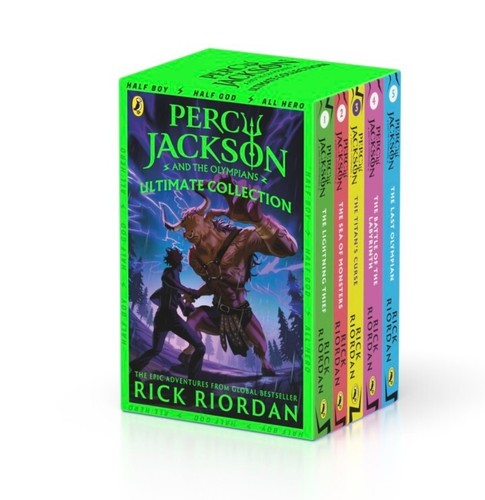 NEW Percy Jackson Ultimate Collection 5 Books Gift Boxed Book Set Rick ...