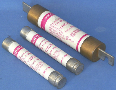 Gould Shawmut TRS100R + TRS2R (Lot of 3 fuses) | eBay
